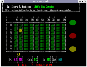 LMC - The Little Man Computer on the Raspberry Pi | Gordons Projects