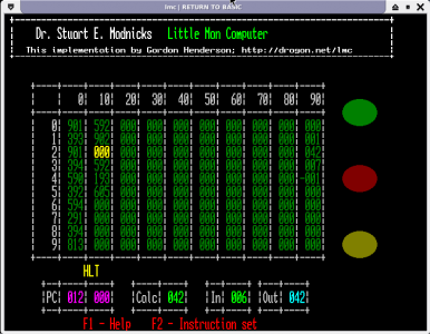 LMC - The Little Man Computer on the Raspberry Pi | Gordons Projects